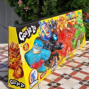 moose toys | Toys | Heroes Of Goo Jit Zu Allstar 4 Pack Wultra Rare ...